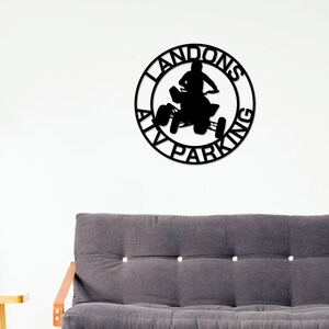 Four Wheeler Parking Sign, Four Wheeler Sign, ATV Sign, ATV Parking ...