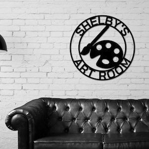 Art Room Sign, Craft Room Sign, Arts and Crafts Sign, Metal Sign, Hobby ...