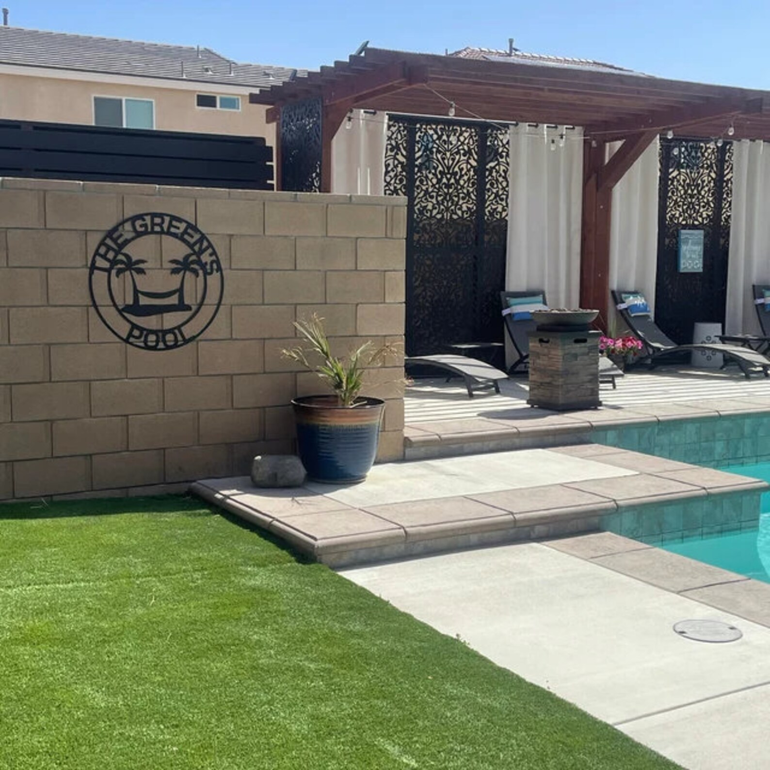 Custom Pool Sign, Pool Sign, Welcome Pool Sign, Metal Pool Sign, Pool ...