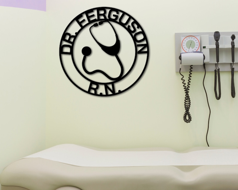 Personalized Doctor Sign Custom Doctor Metal Sign - Etsy