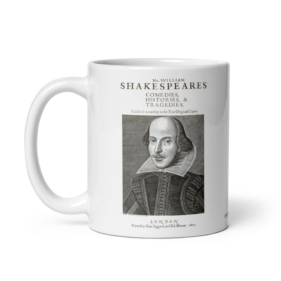 William Shakespeare Mug, First Folio Mug, Literary Mug, English ...
