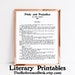 Pride and Prejudice First Page Printable Jane Austen Art - Etsy