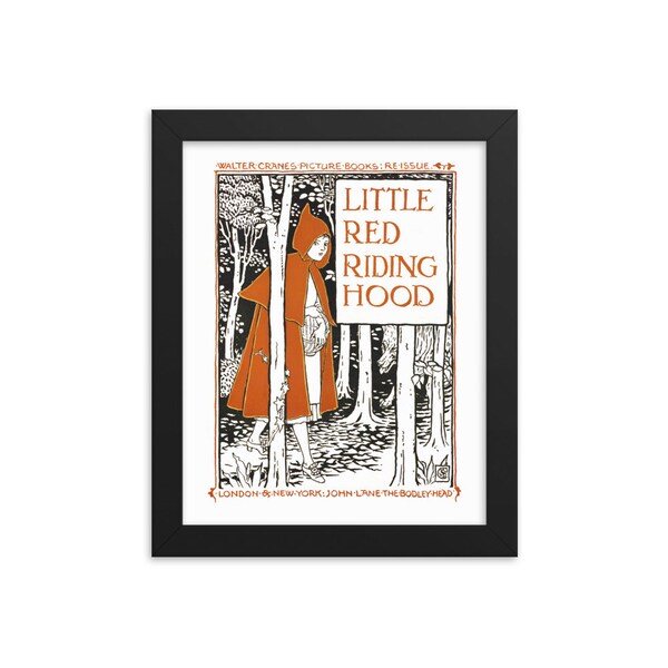 Little Red Riding Hood Poster - Etsy