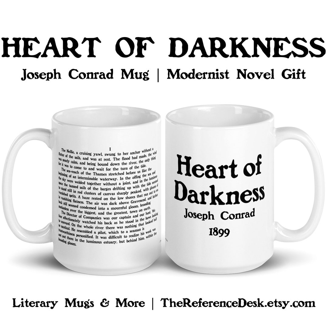 Heart of Darkness Mug, Joseph Conrad Gift, Modernist Novel Reader Gift ...