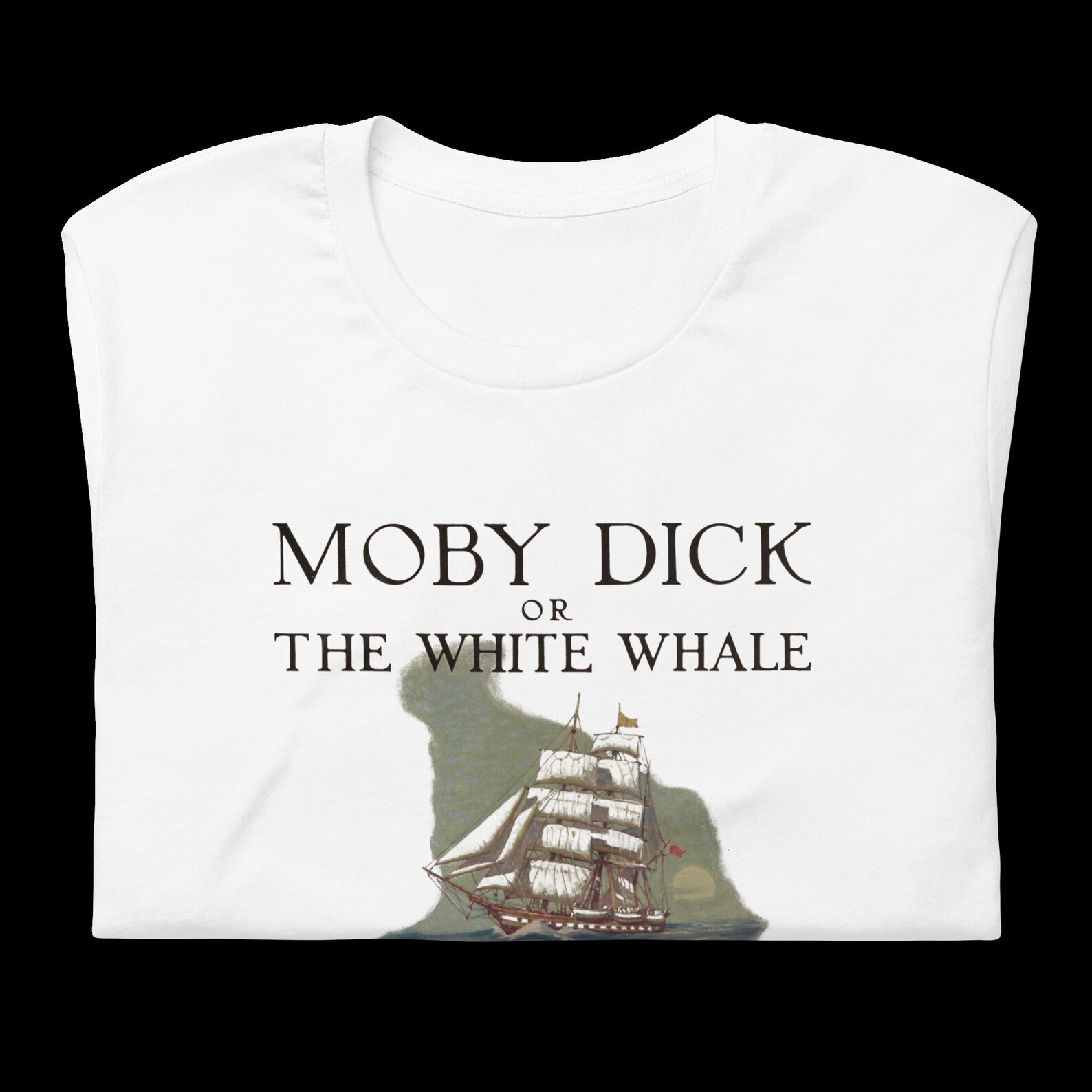Moby Dick T-shirt, Herman Melville Gift, American Literary Apparel ...