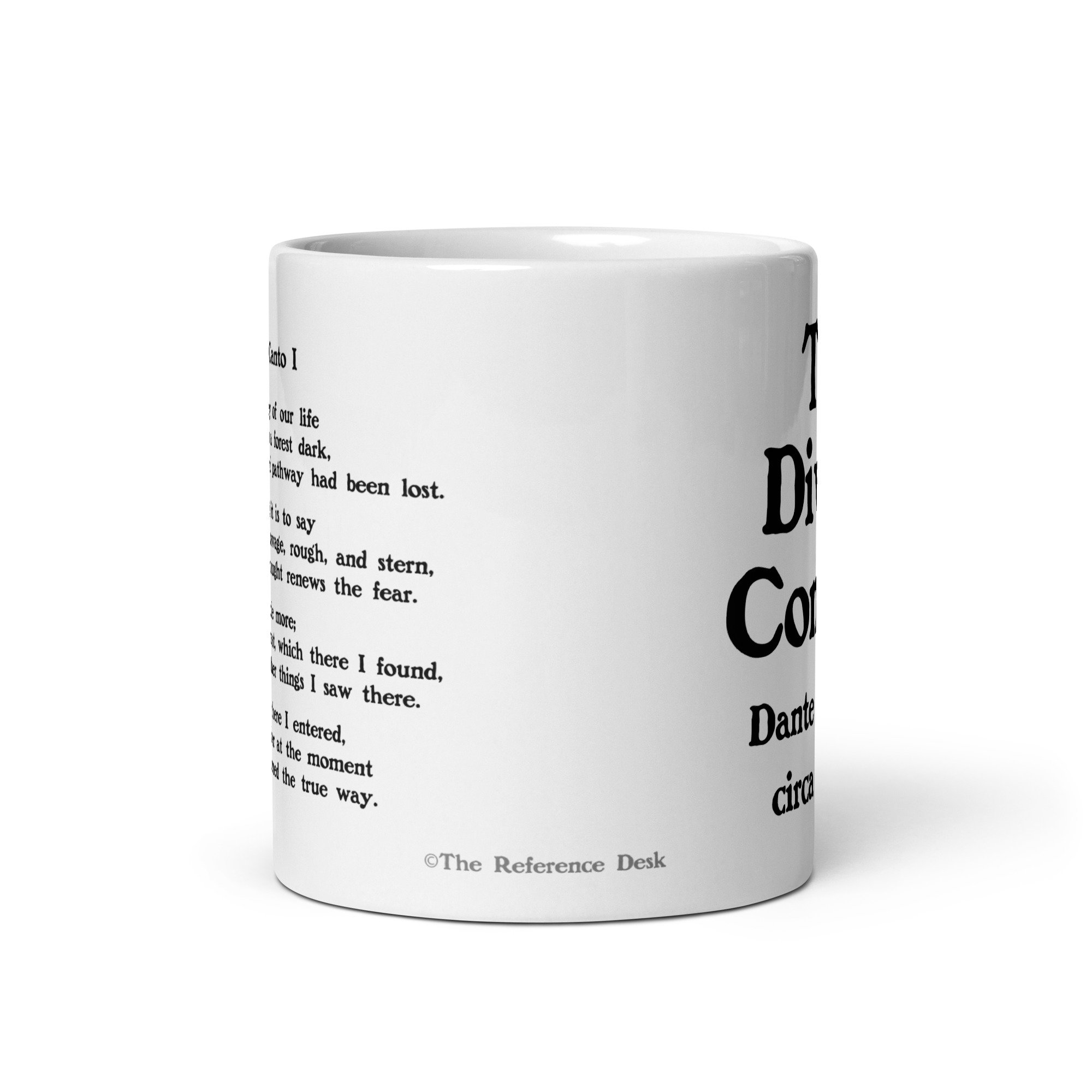 The Divine Comedy Mug, Dante Alighieri Gift, Poetry Lover Gift, English ...
