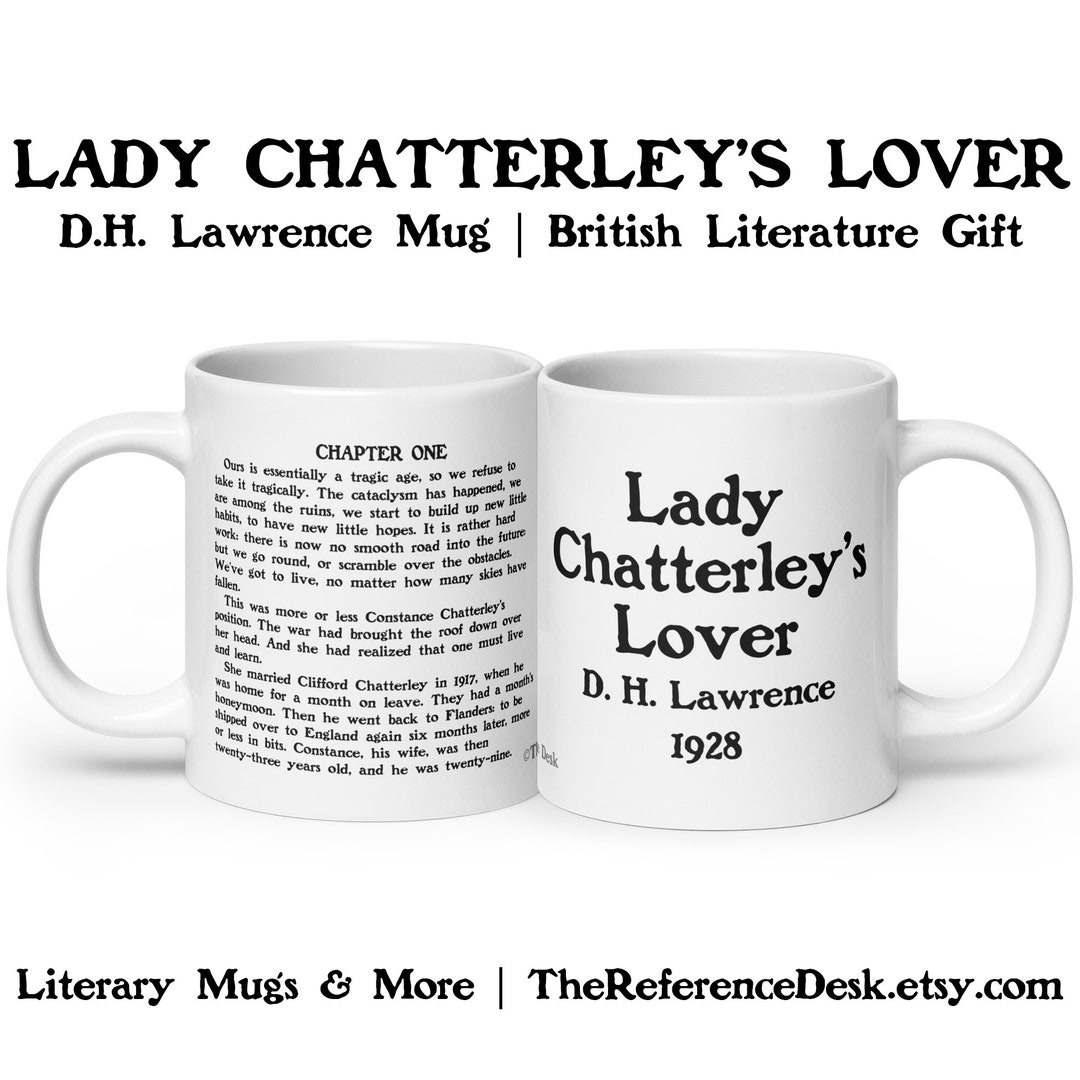Lady Chatterley's Lover Mug, D. H. Lawrence Gift, British Literature ...