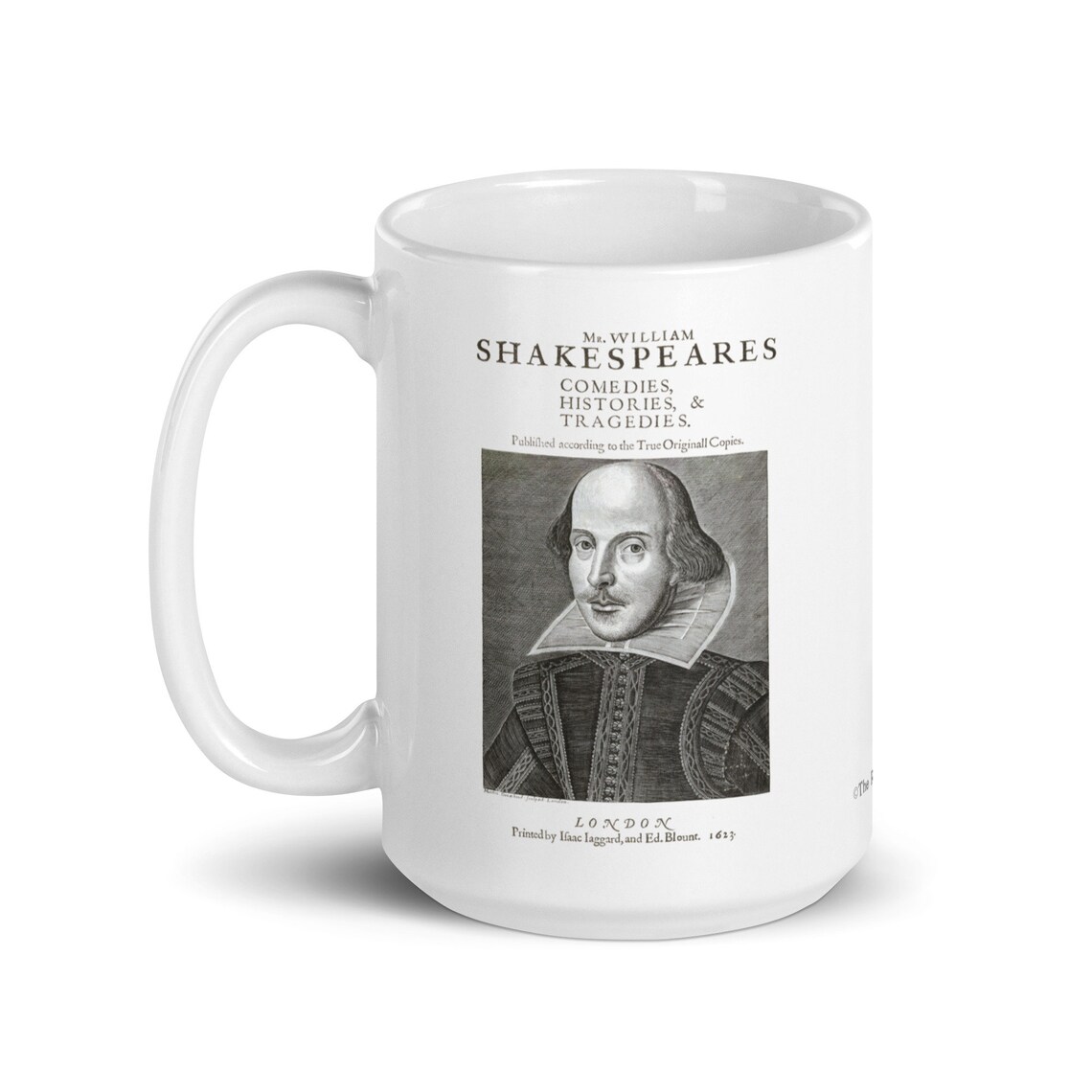William Shakespeare Mug, First Folio Mug, Literary Mug, English ...