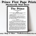 The Prince First Page Printable, Machiavelli Art, Political Wall Art ...