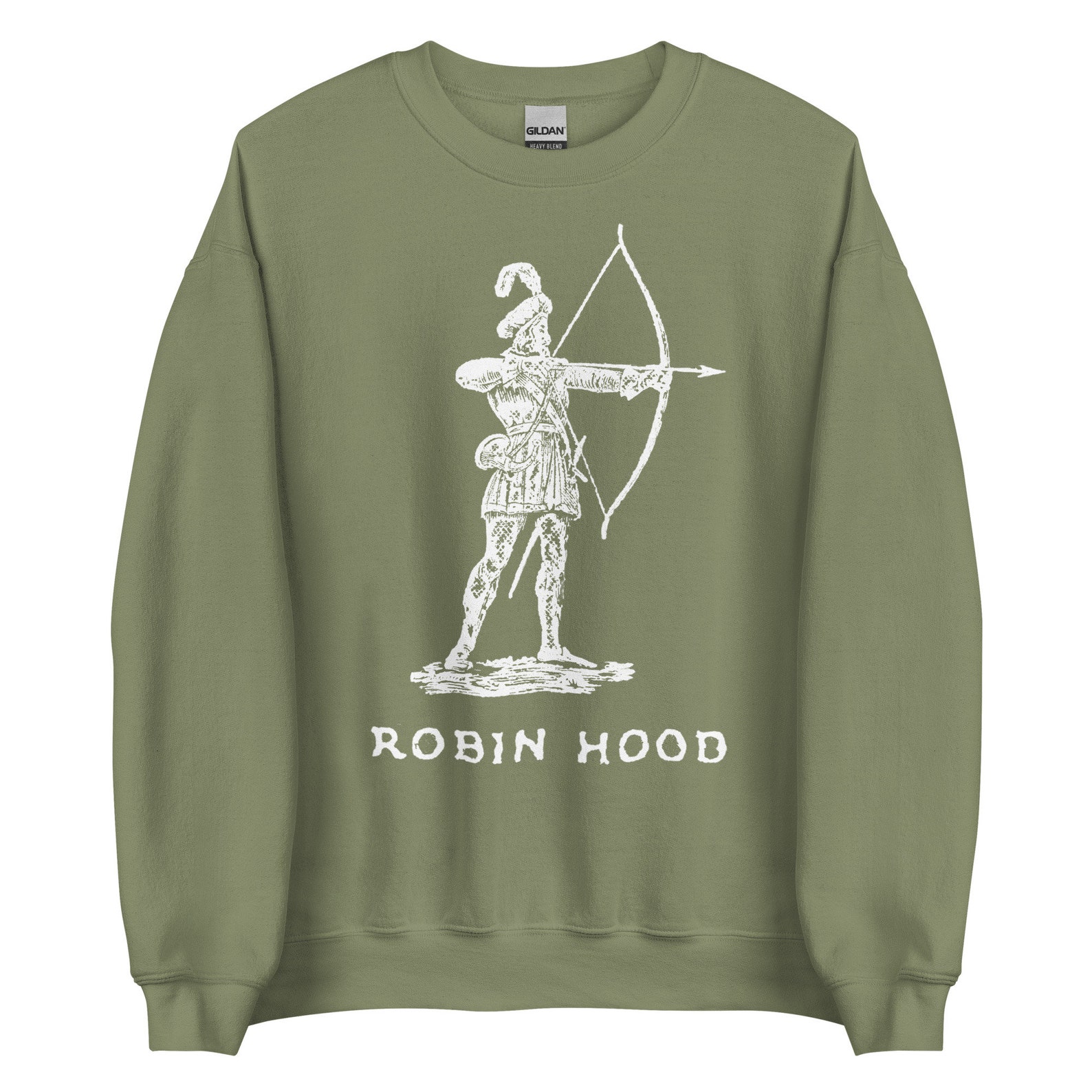 Robin Hood Sweatshirt, British Folklore Gift, Outlaw Clothing, English ...