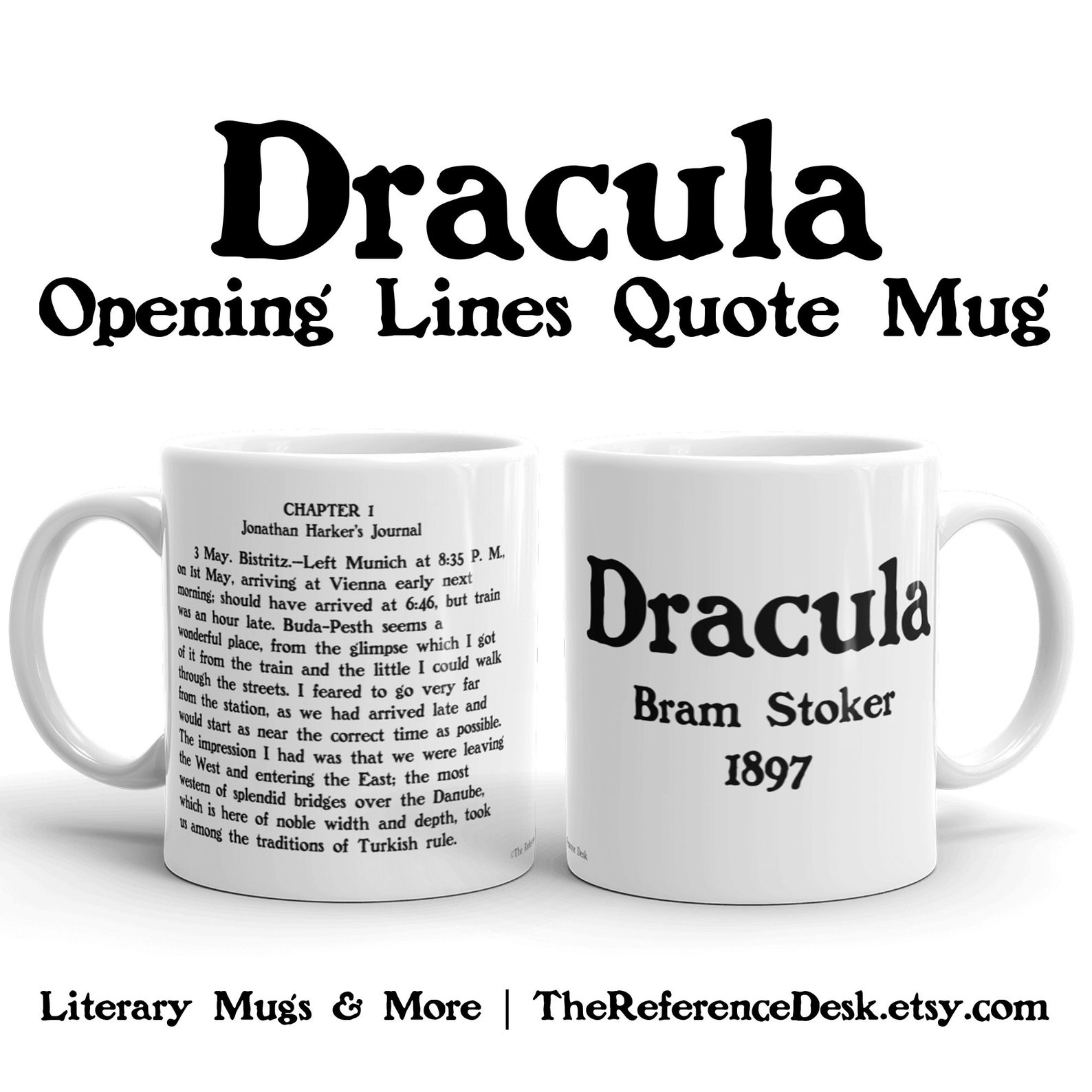 Dracula Mug Dracula Gift Bram Stoker Mug Bram Stoker Gift - Etsy