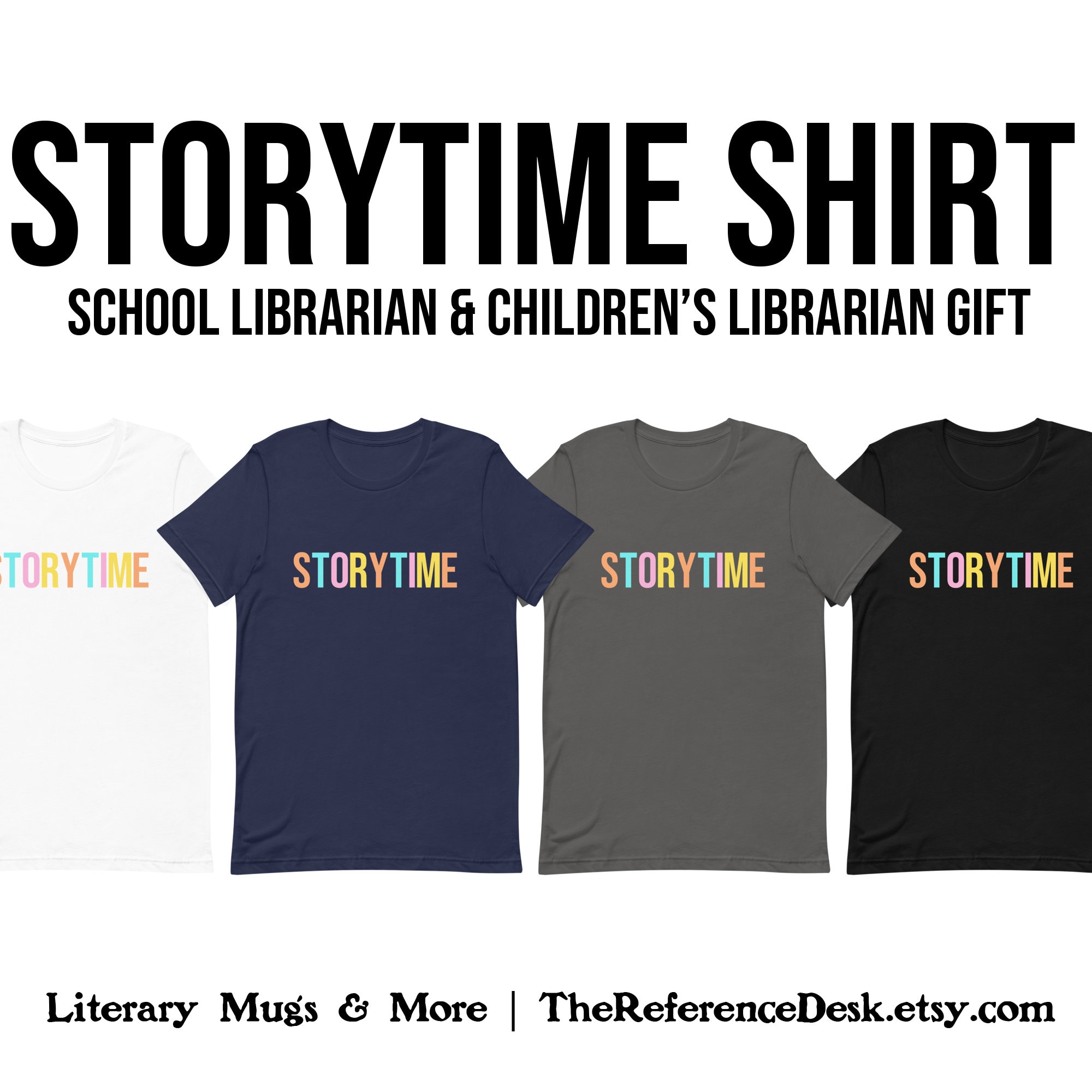 Storytime T-shirt, Storytime Gift, Children's Librarian Shirt, Book ...
