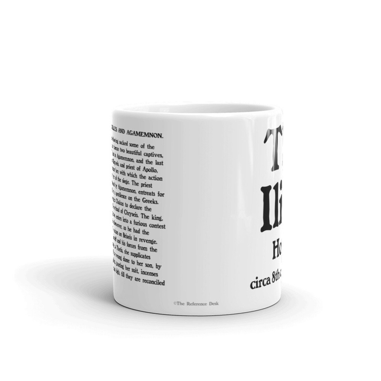 The Iliad Quote Mug, Homer Mug, Classic Greek Literature Gift, Epic ...