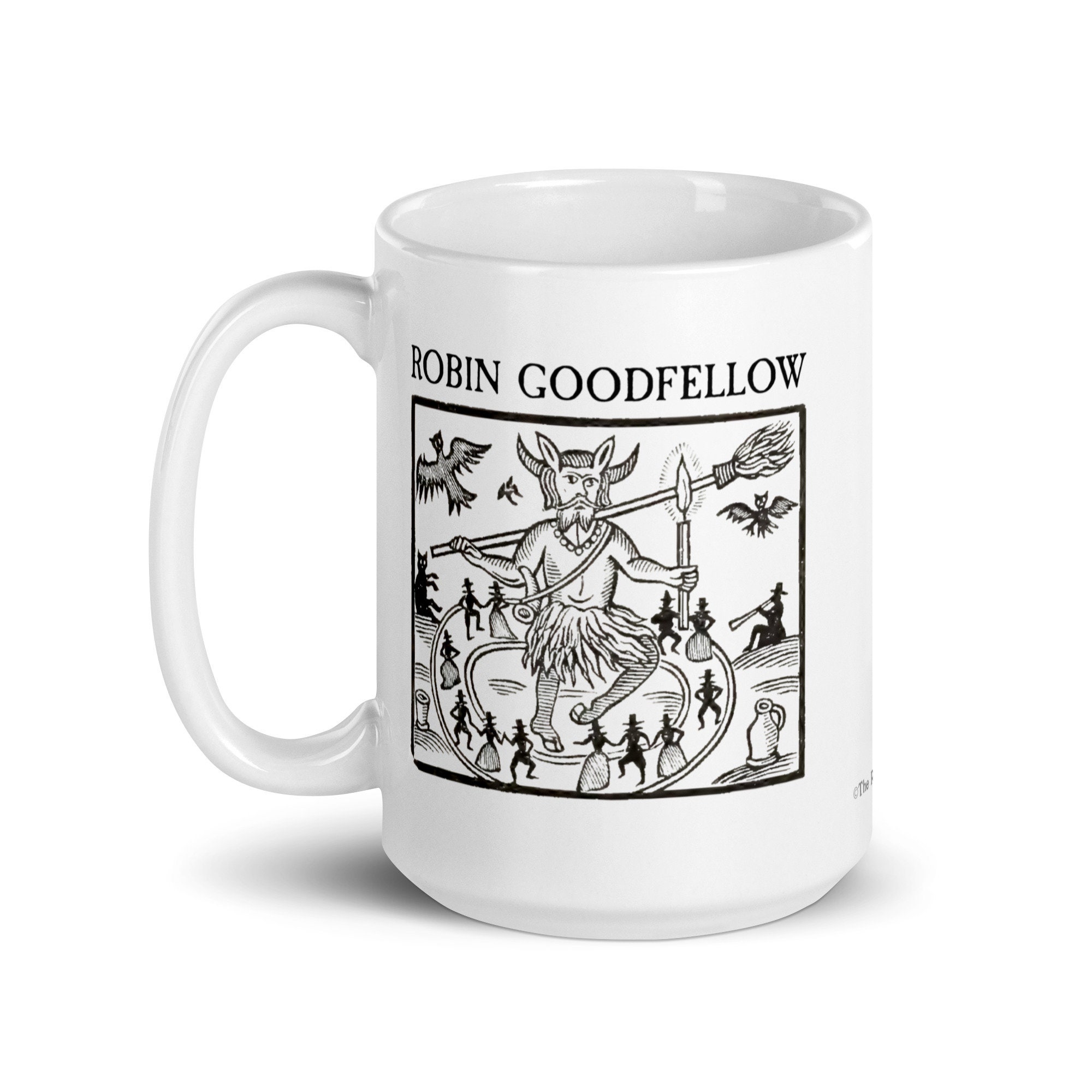 Robin Goodfellow Mug, British Folklore Gift, Puck Literary Clothing ...