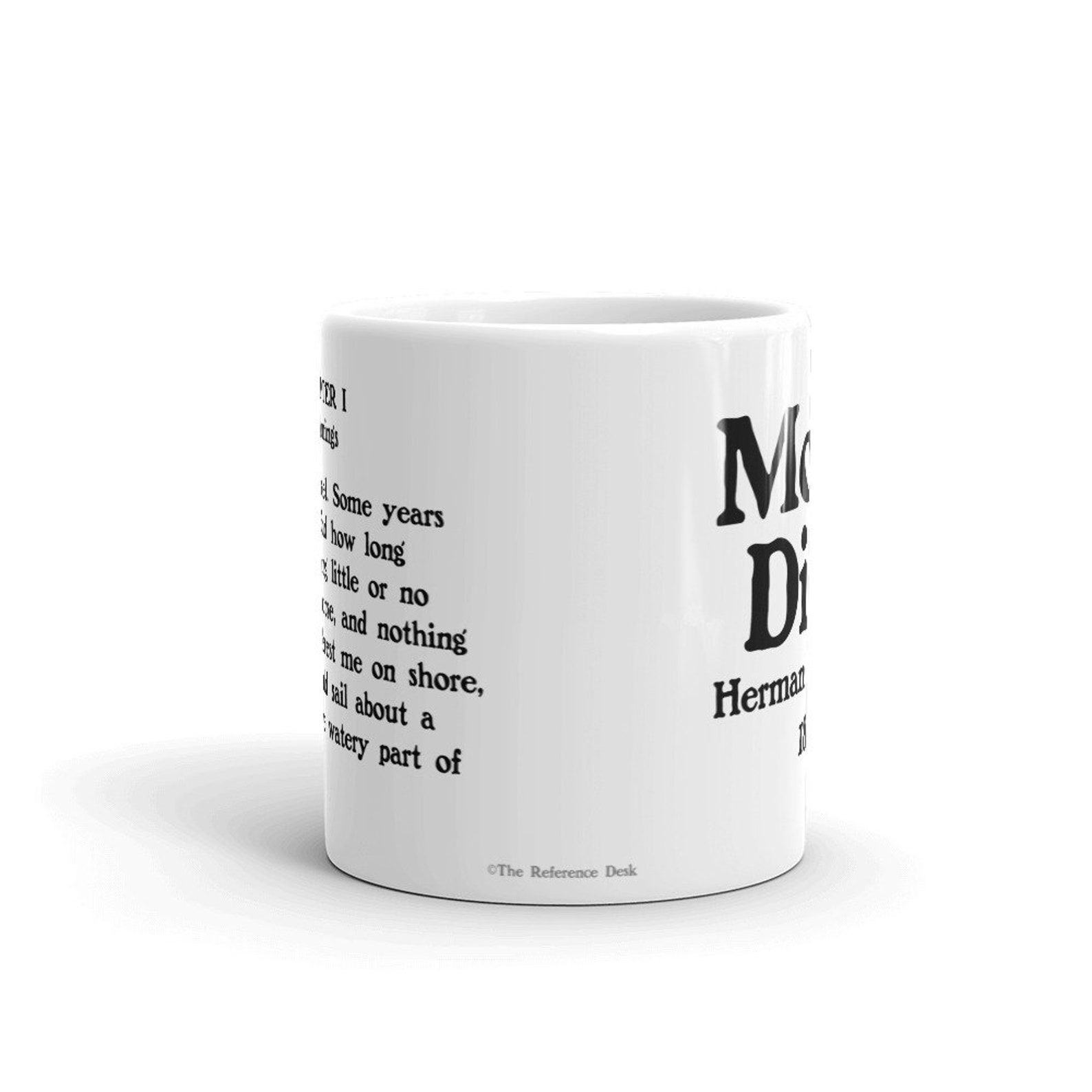 Moby Dick First Line Quote Mug, Herman Melville Gift, Book Lover Gift ...