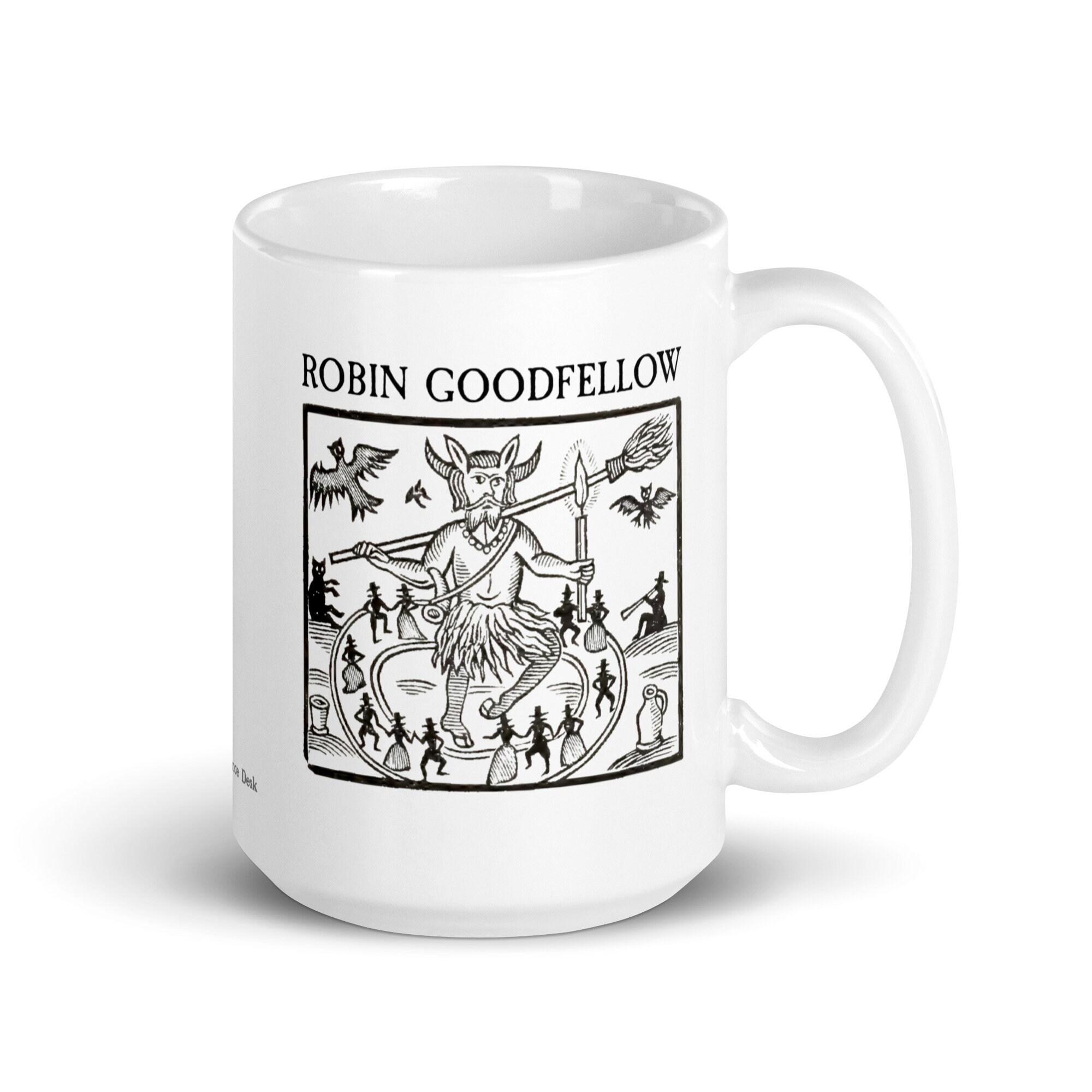 Robin Goodfellow Mug, British Folklore Gift, Puck Literary Clothing ...