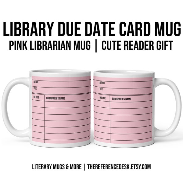 Library Due Date - Etsy