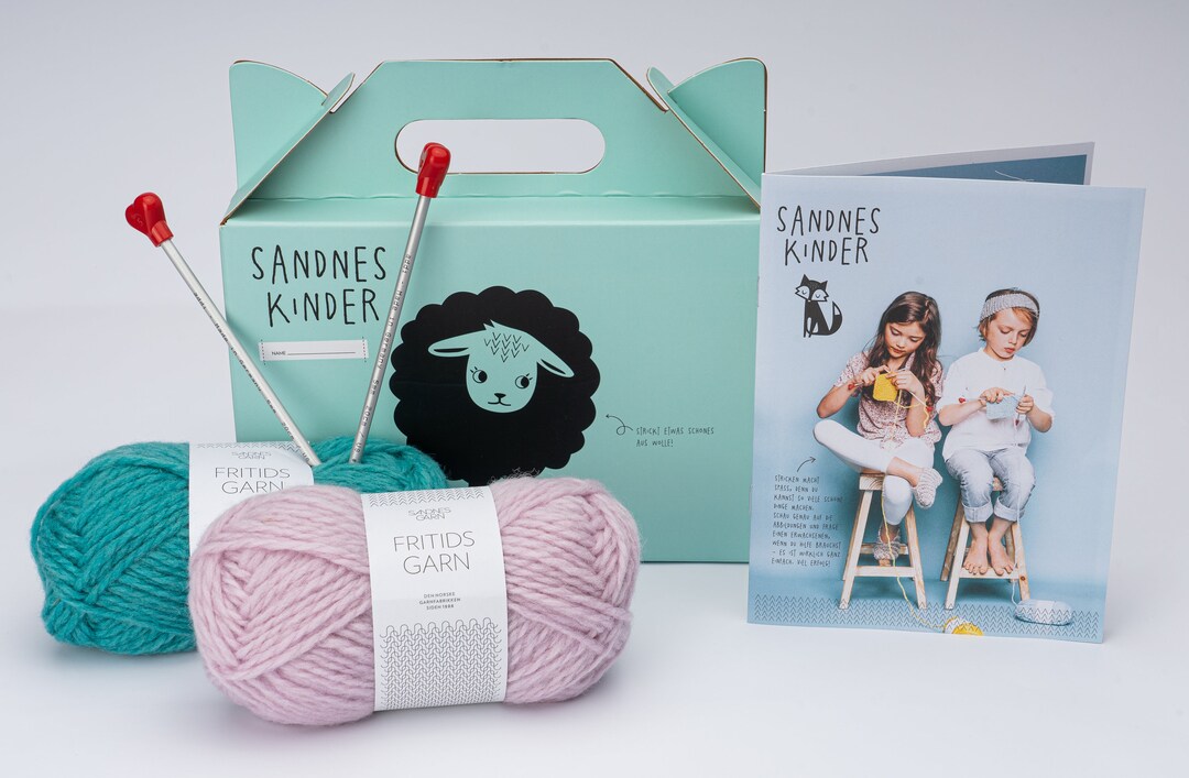 Knitting Kit for Children Knit Kit for Kids Sandnesgarn - Etsy UK