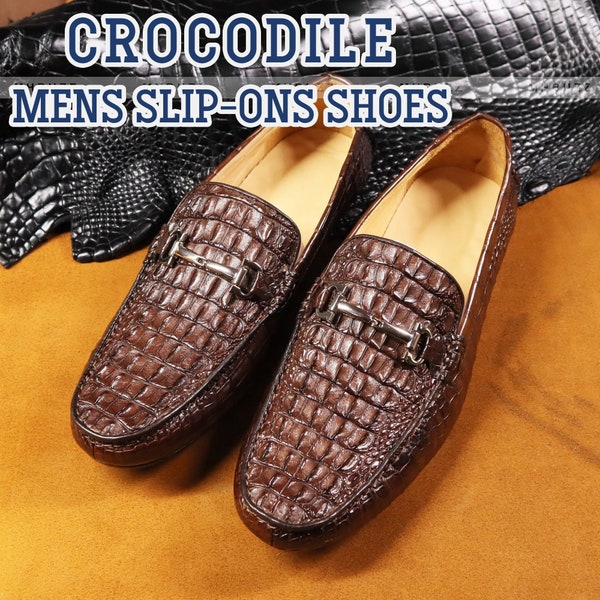 Mens Crocodile Shoes - Etsy