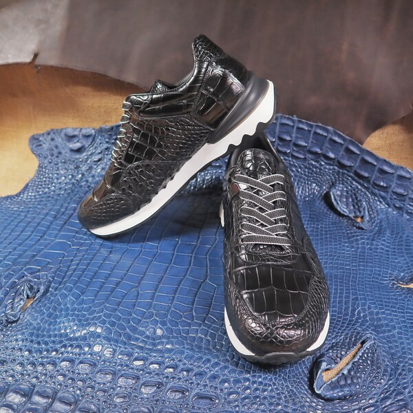 Mens Alligator Sneakers - Etsy