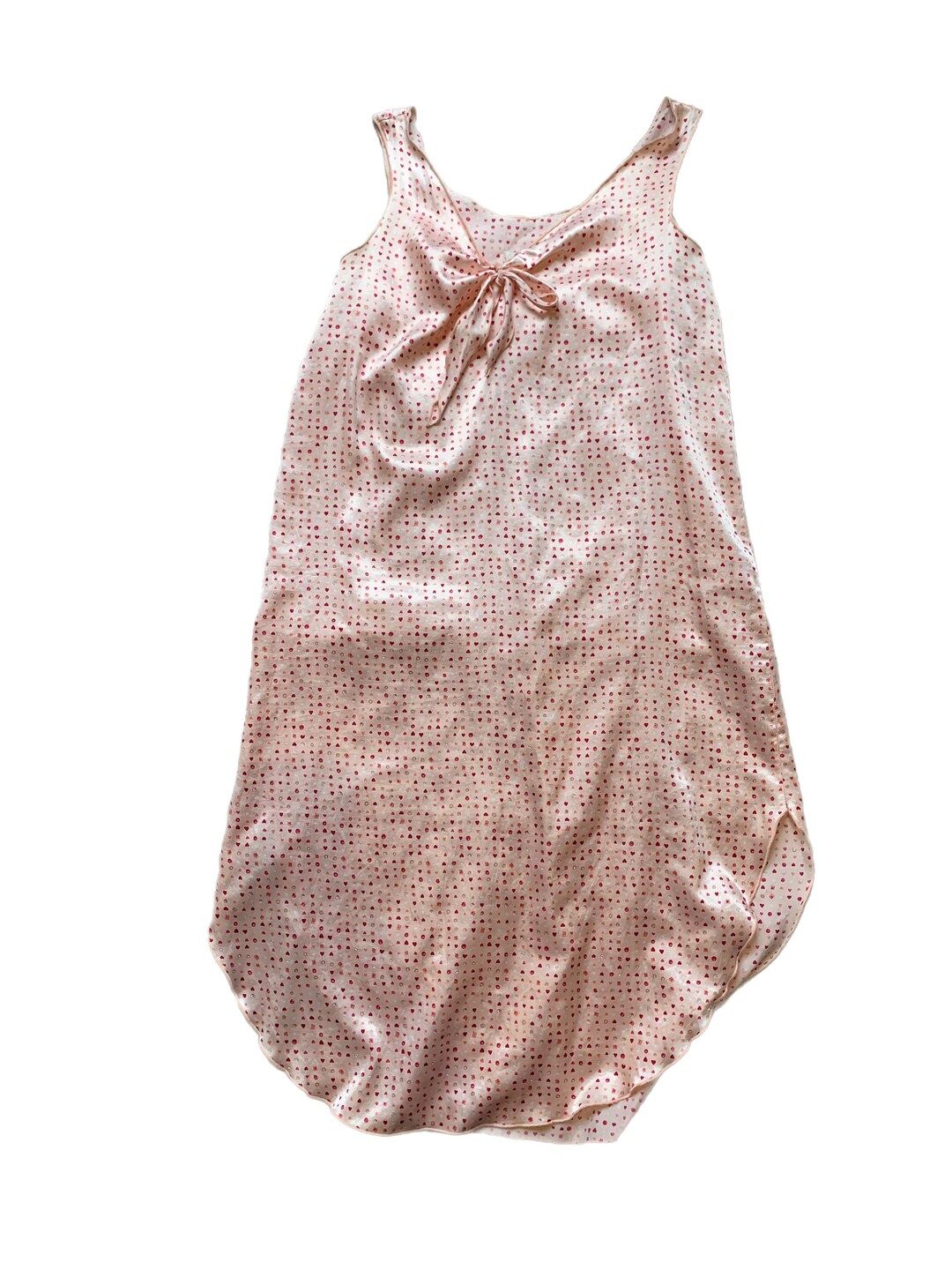 90s Jessica Heart Dress-nightgown-slip - Etsy