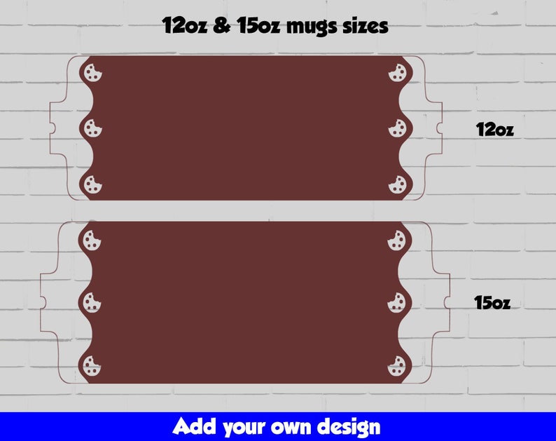 Christmas Cricut Mug Press SVG Mug Press Template Christmas - Etsy