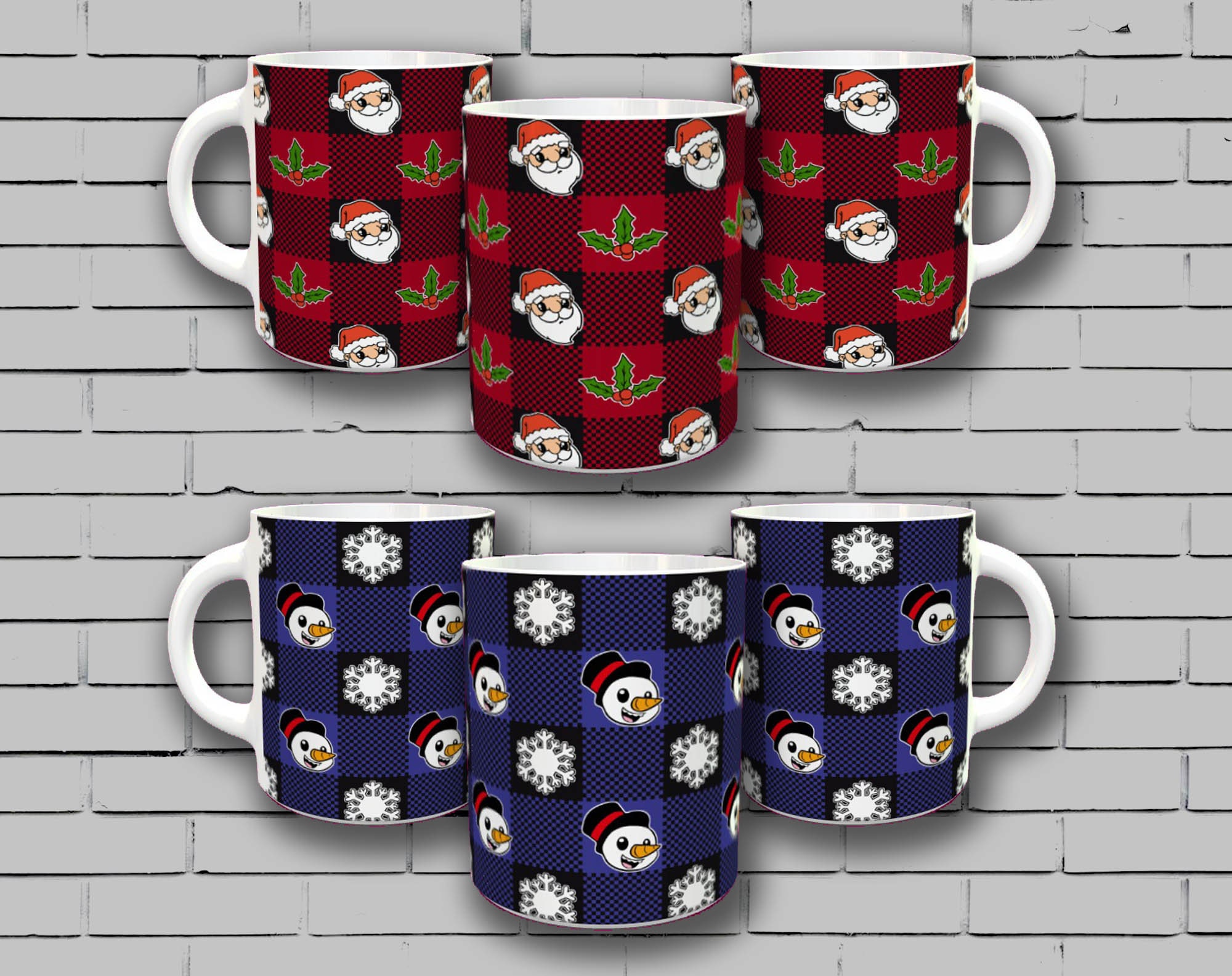 Christmas Mug Template PNG, Sublimate Mug Designs, Christmas Mug ...