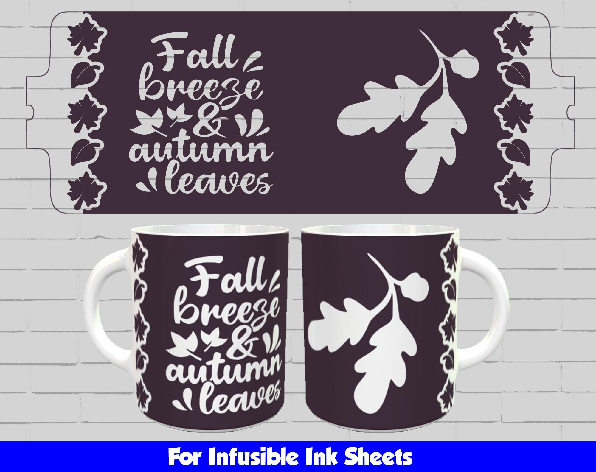 Fall Cricut Mug Press SVG 5 Mug Press Templates Mug Wrap - Etsy