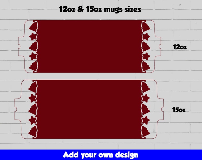 Christmas Cricut Mug Press SVG Mug Press Templates Christmas - Etsy