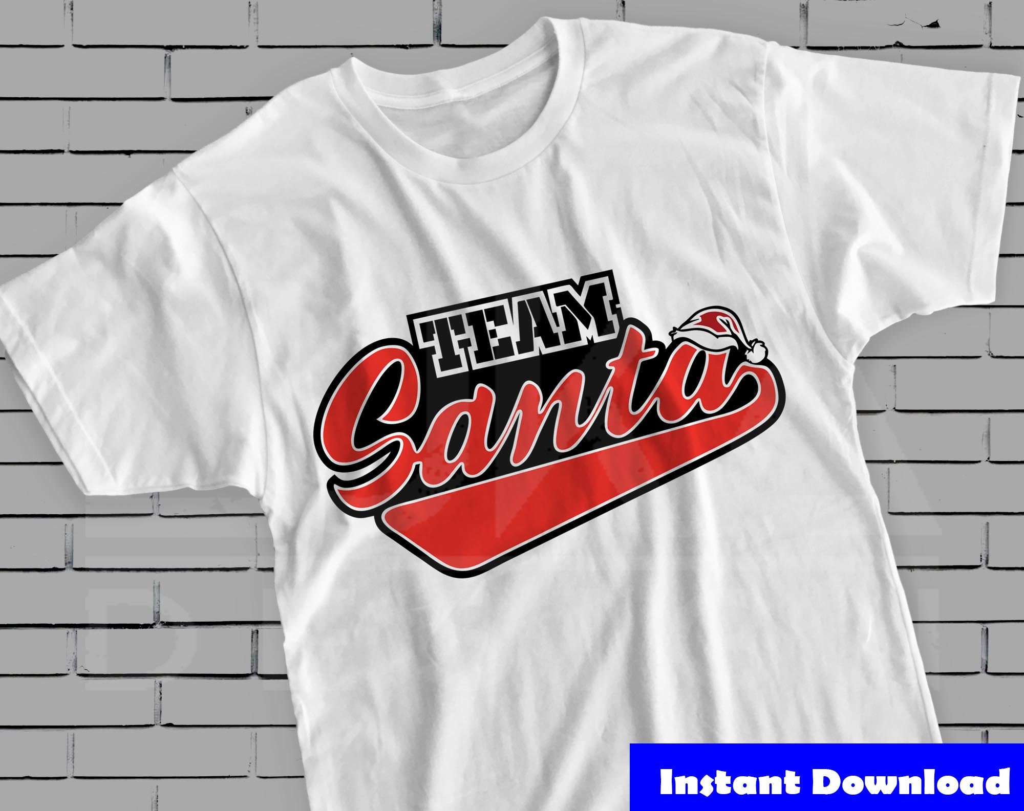 Team Santa SVG Design Team Santa PNG Design Christmas SVG - Etsy