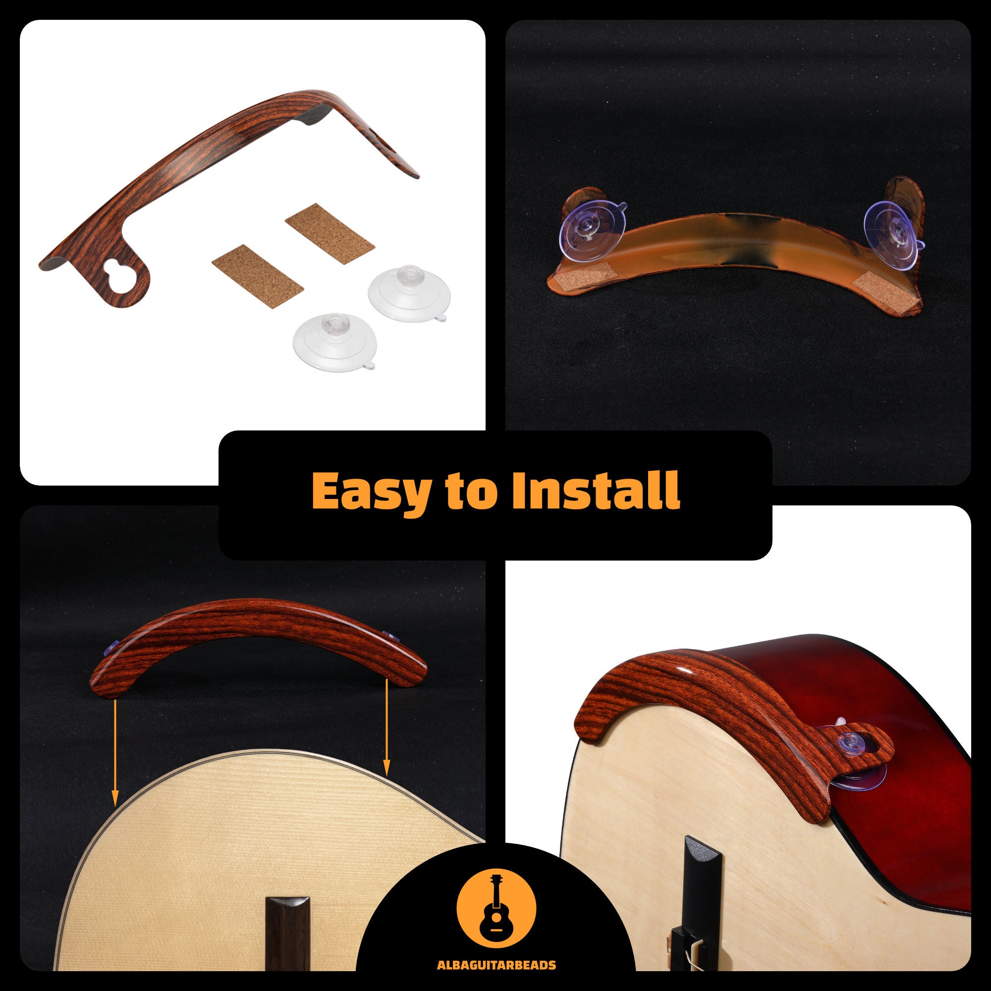 Classical Guitar Armrest, Acoustic, Flamenco Guitar Arm Rest Light ...