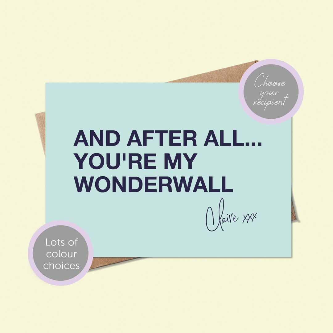 Oasis Birthday Card Liam Gallagher Birthday Card Liam - Etsy