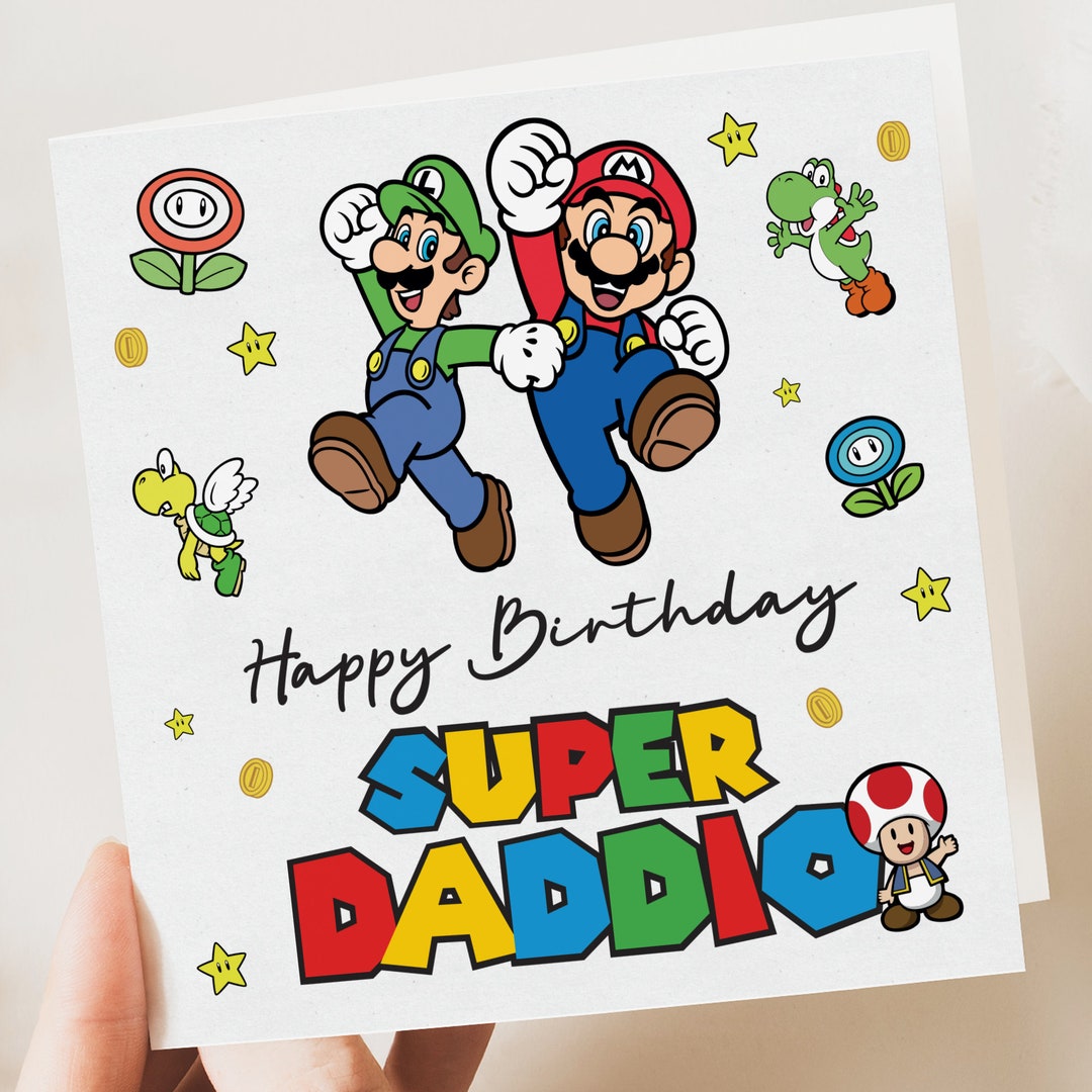 Super Daddio Birthday Card Funny Father's Day Card Funny Card Fathers ...