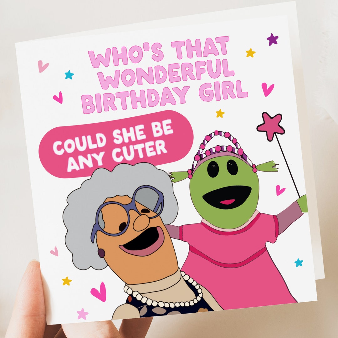 Funny Girlfriend Birthday Card, Who's That Wonderful Girl Birthday ...