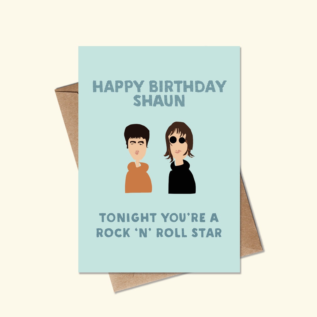 Funny Oasis Birthday Card Personalised Oasis Birthday Card - Etsy