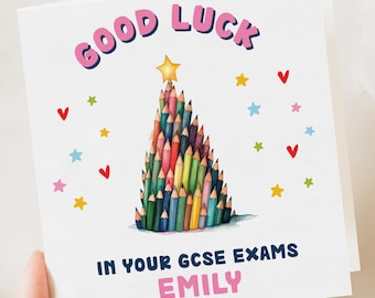 Good Luck in Your Exams Card Exam Support Good Luck Card Calculator ...