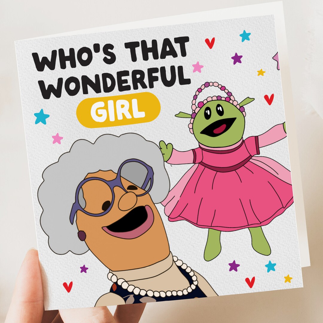 Nanalan Card, Funny Girlfriend Valentines Card, Who's That Wonderful ...
