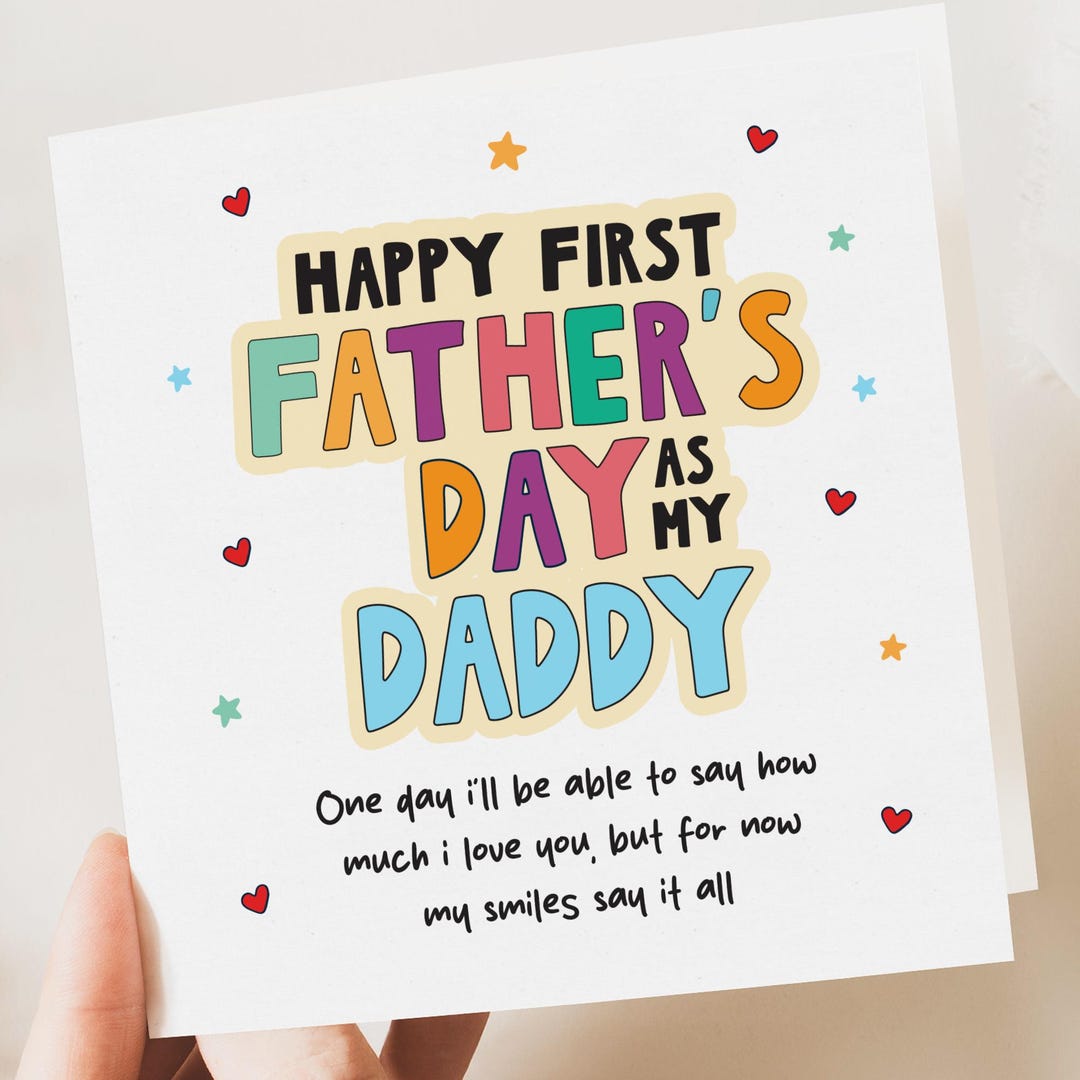 First Fathers Day Card