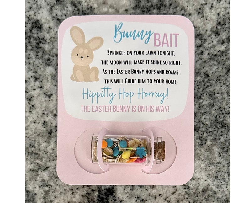 Bunny Bait Template SVG, Digital Download, Easter Card PNG, Print Then ...