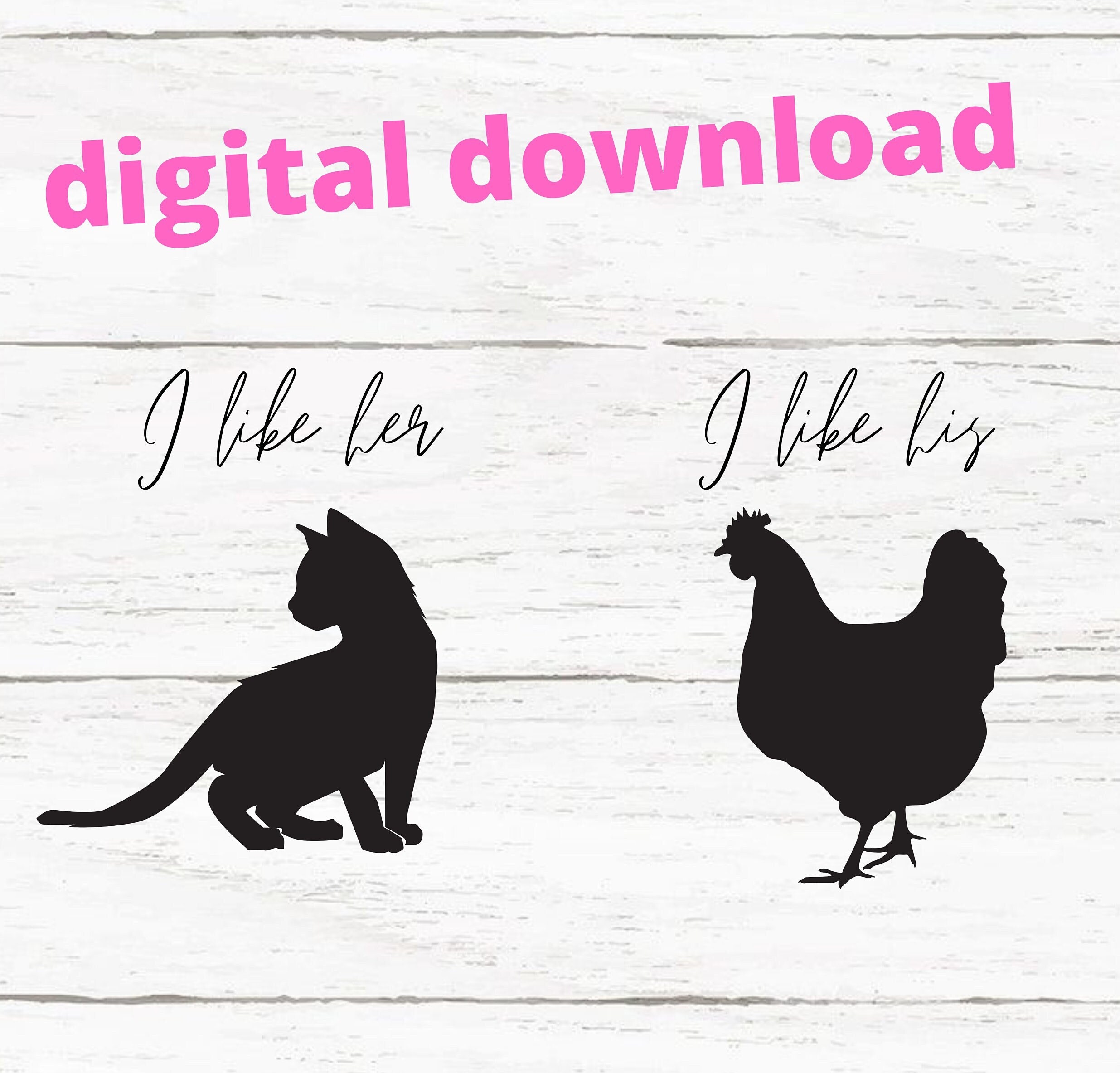 I Like Her Svg, I Like His Svg, Funny Svg, Couples Gift Svg ...