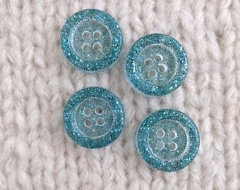 1" Turquoise Buttons - Etsy