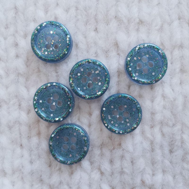 Teal Buttons - Etsy