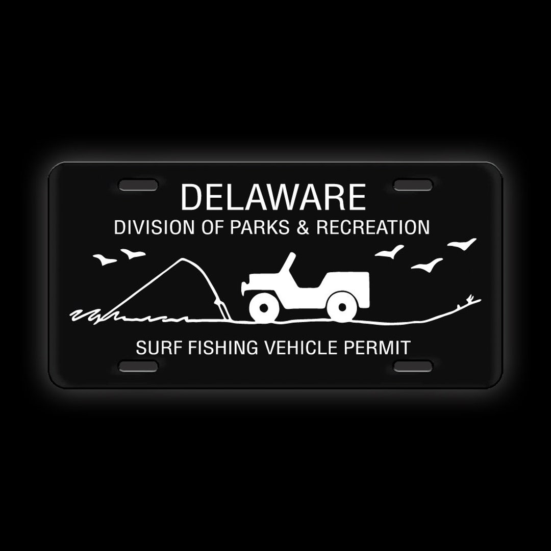 Delaware Parks & Recreation Vanity Plate - Etsy