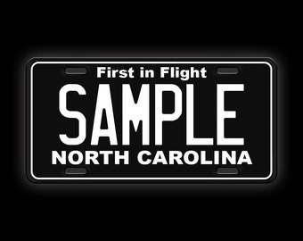 North Carolina Vintage License Plate - Etsy