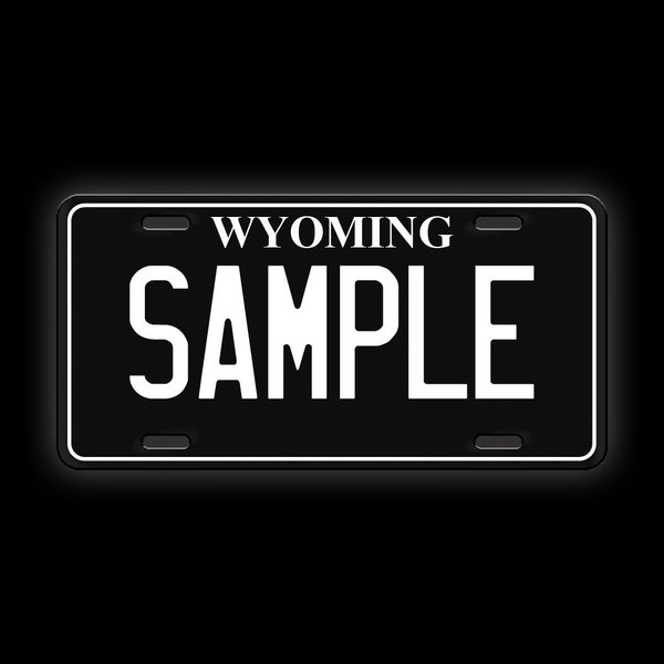 Wyoming License Plate - Etsy