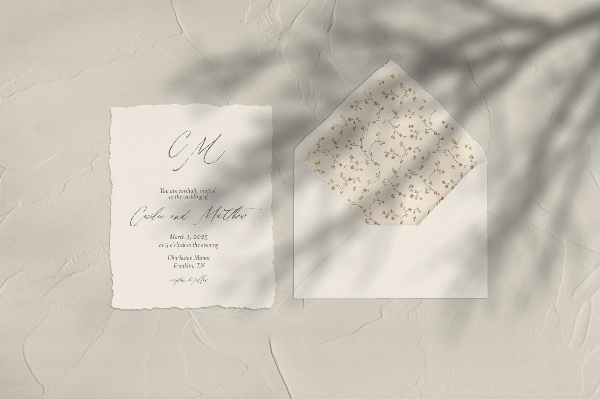 Vintage Trailing Floral Seamless Pattern, Beige, Neutral | Digital ...