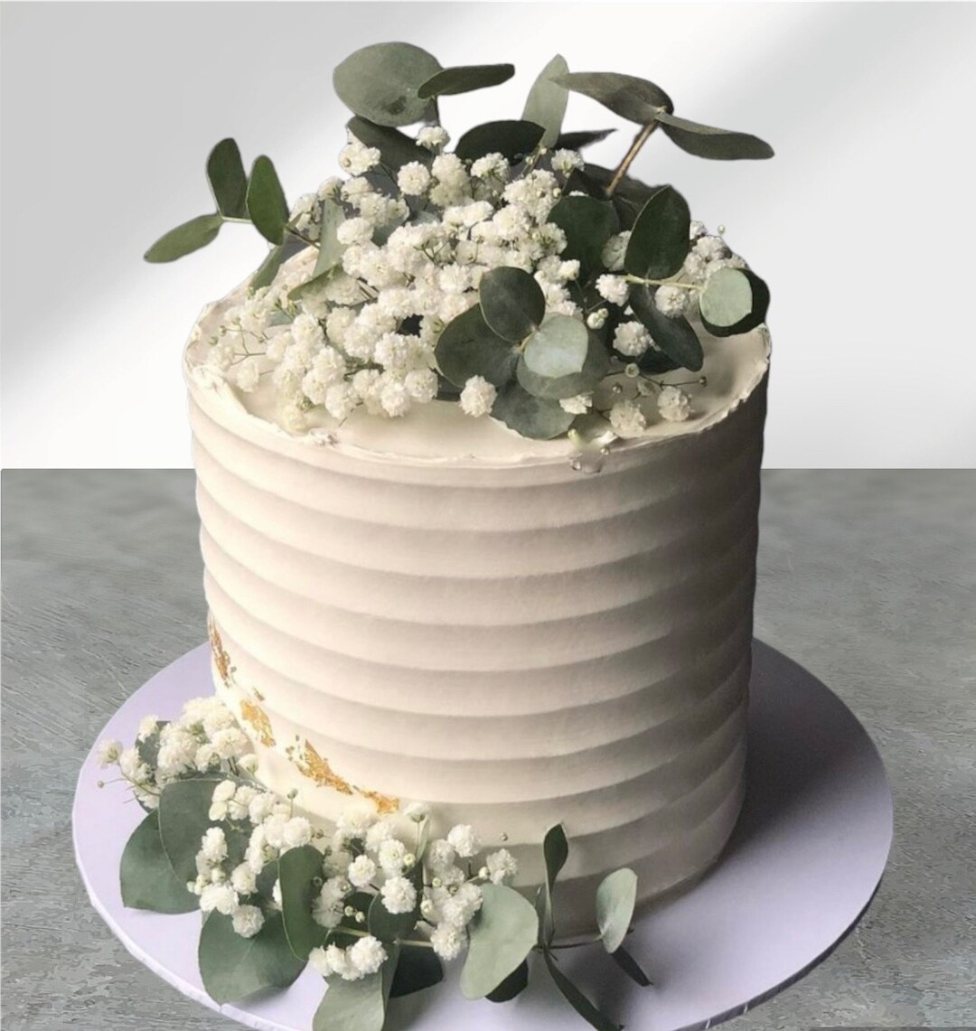 Artificial Gypsophila Eucalyptus Cake Decor - DIY Cake Decor - Floral ...