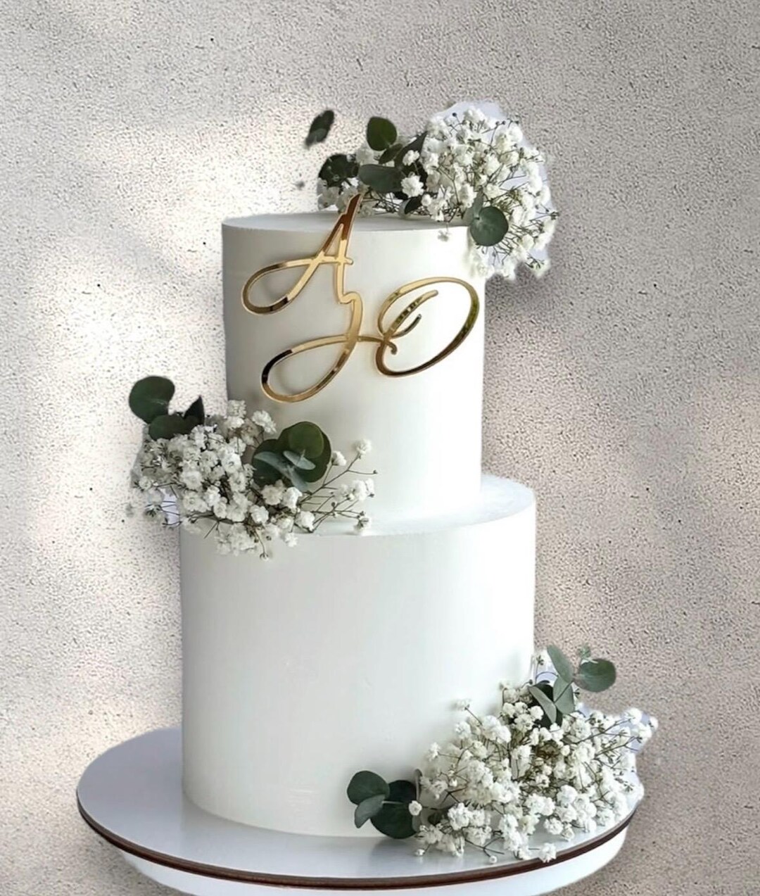 Preserved Mini Gypsophila Eucalyptus Cake Decor - DIY Cake Decor ...