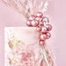 10/20 Rose Gold Ball Topper DIY Cake Topper Box Floral Cake Topper ...
