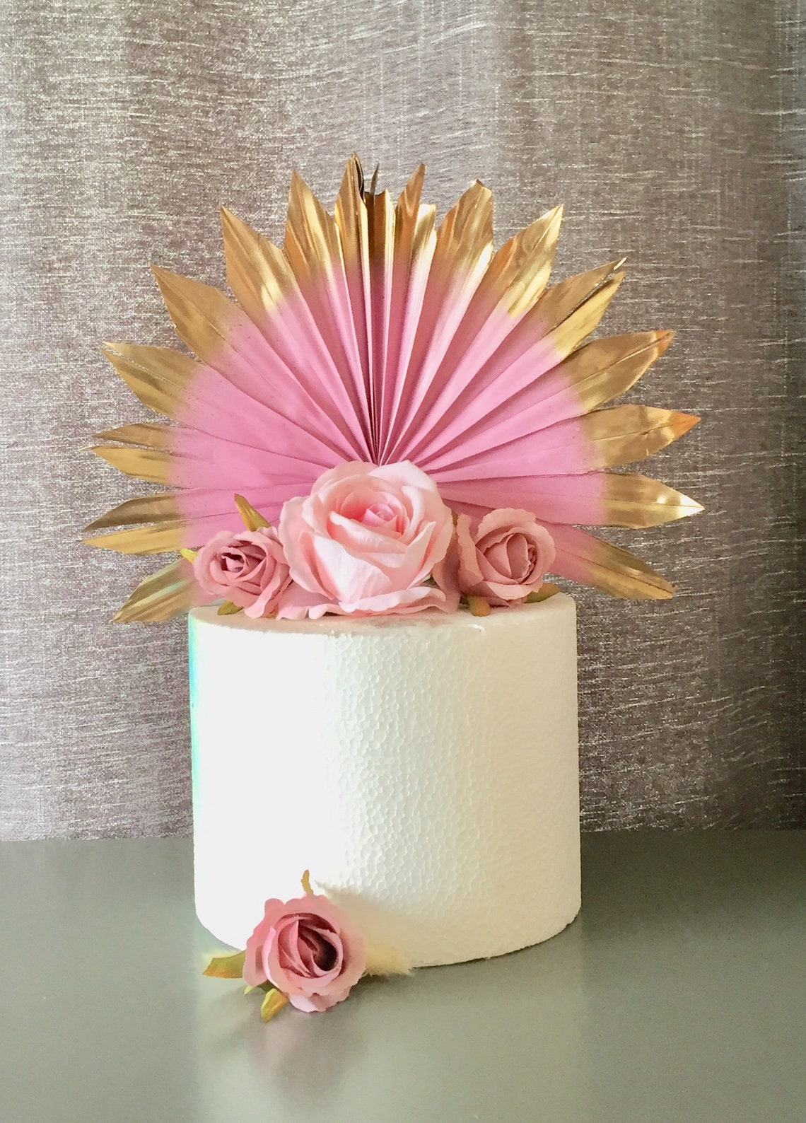 Miss Pinky Sun Palm Rose DIY Cake Topper Box Floral Cake - Etsy
